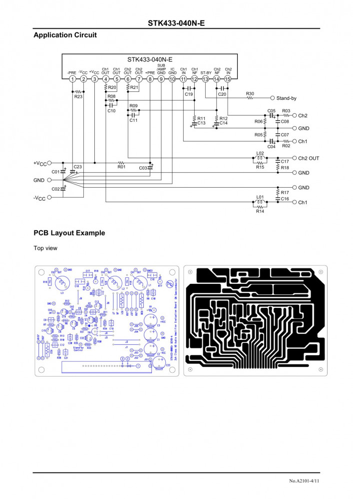 STK433-040N-E datasheet page 4