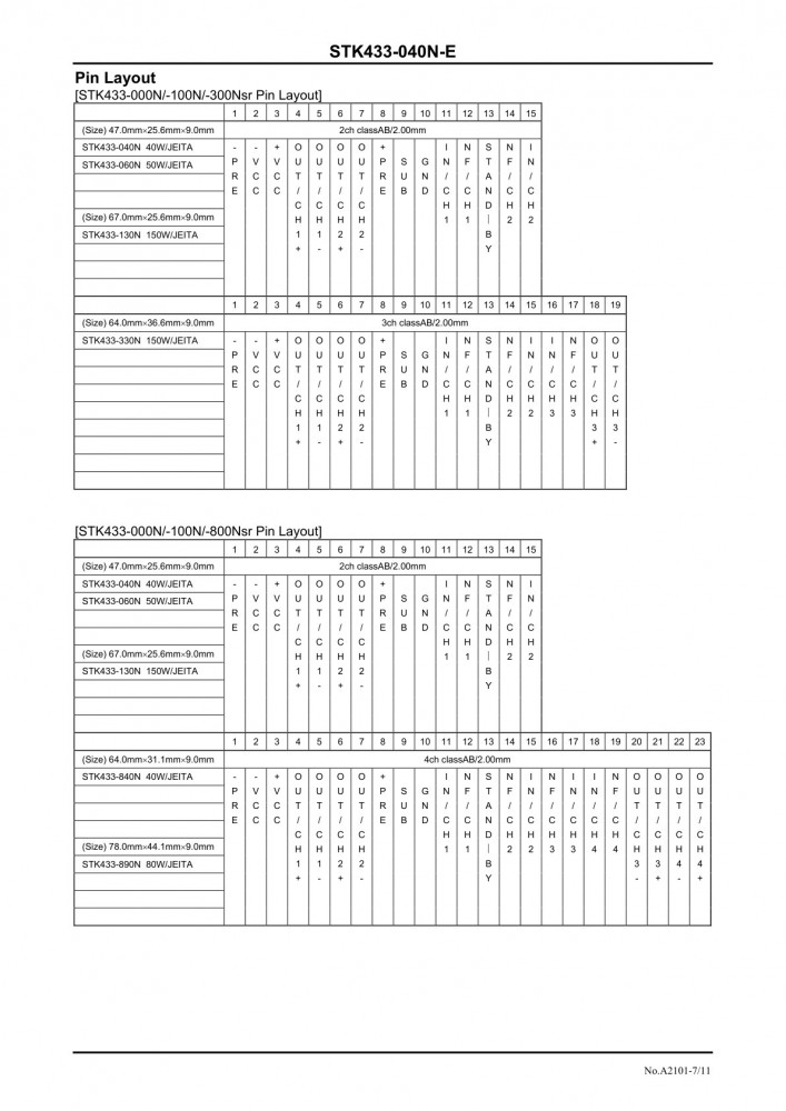 STK433-040N-E datasheet page 7