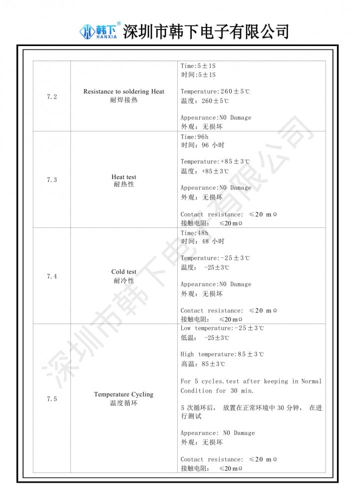 hanxia HX PZ2.0-1x10P ZZ index 5