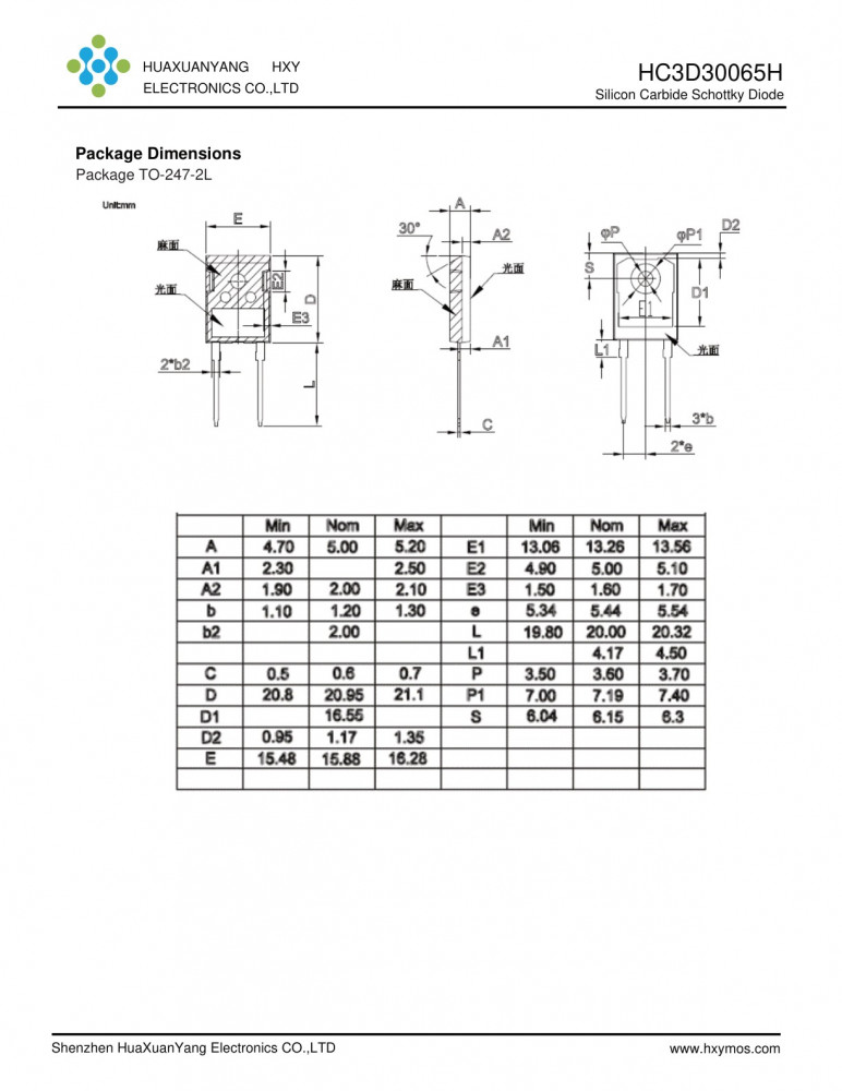 HC3D30065H technical document page 5