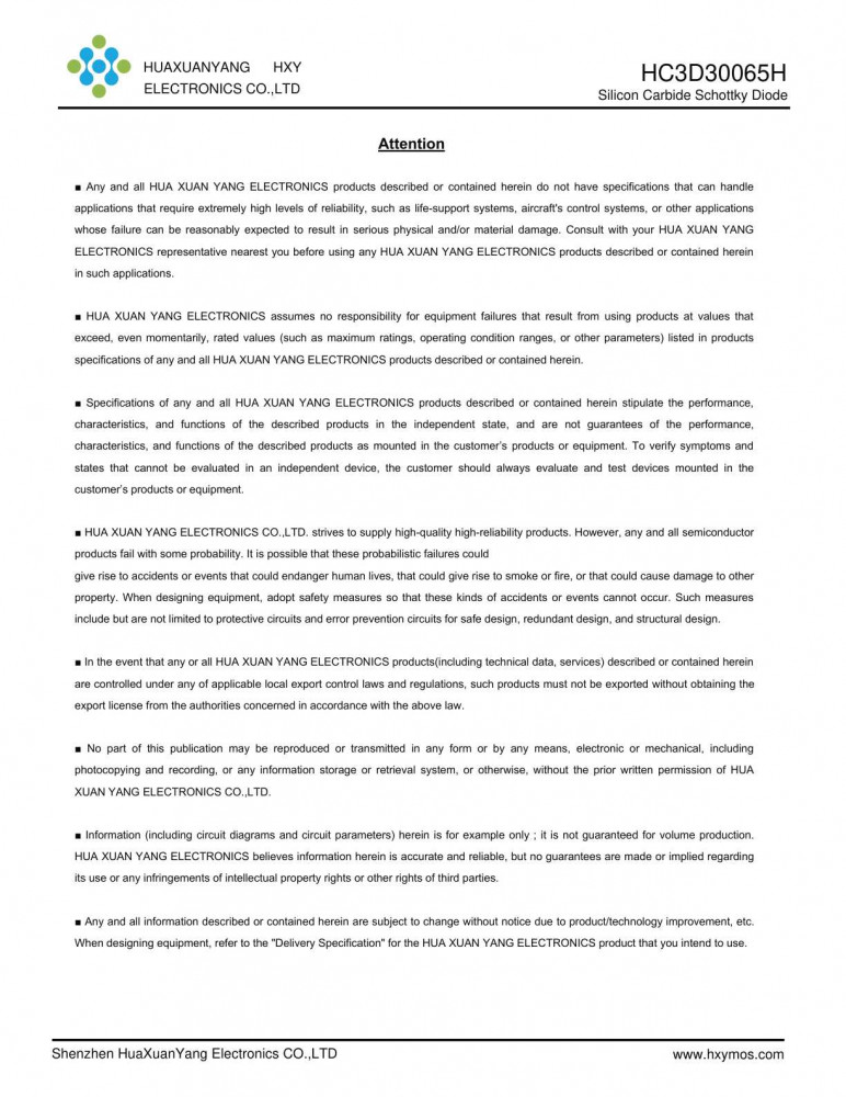 HC3D30065H technical document page 6