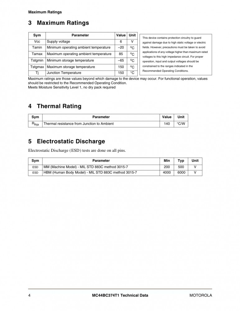 MC44BC374T1D datasheet page 4