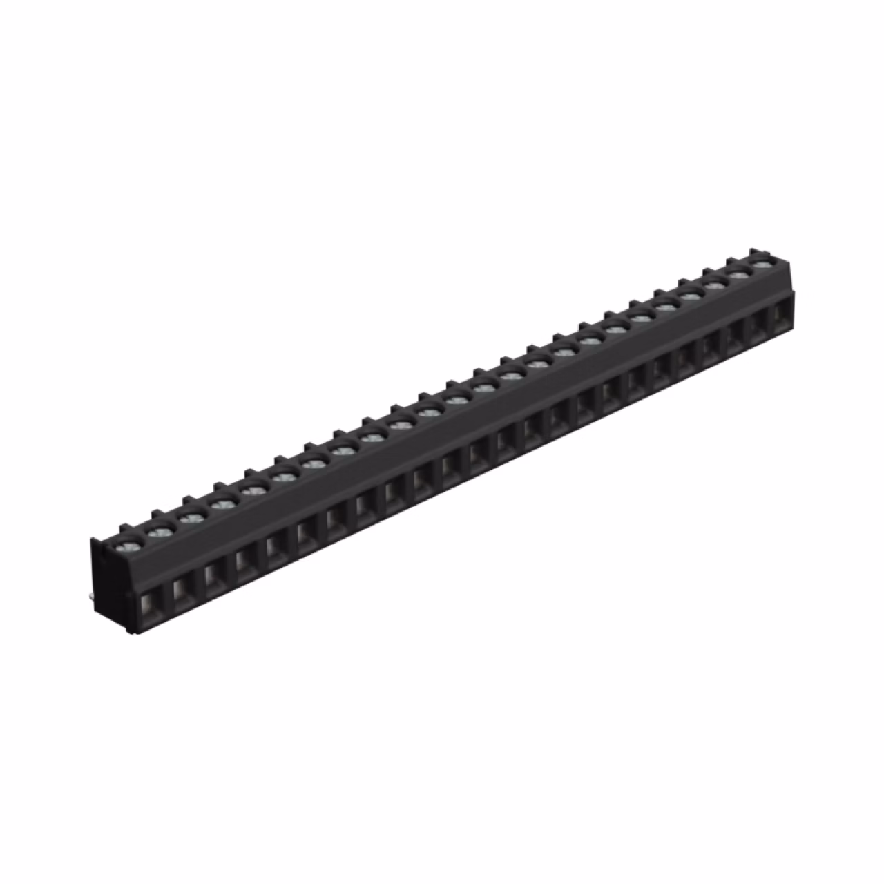 5.00mm Pitch Eurostyle Horizontal Fixed Mount PCB Terminal Block, 24 Circuits for sale