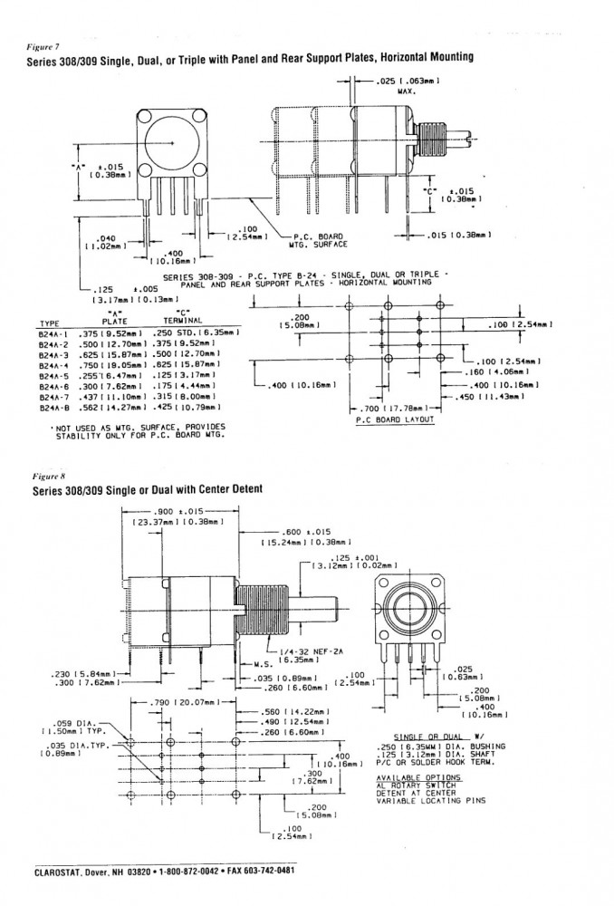 Honeywell Series 308/309 datasheet page 5