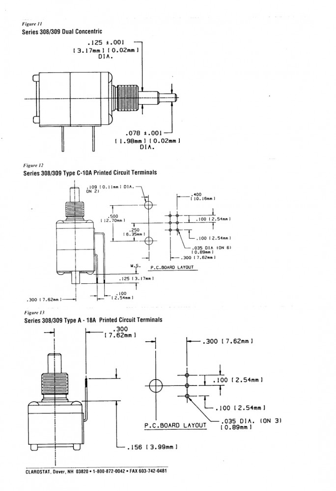 Honeywell Series 308/309 datasheet page 7