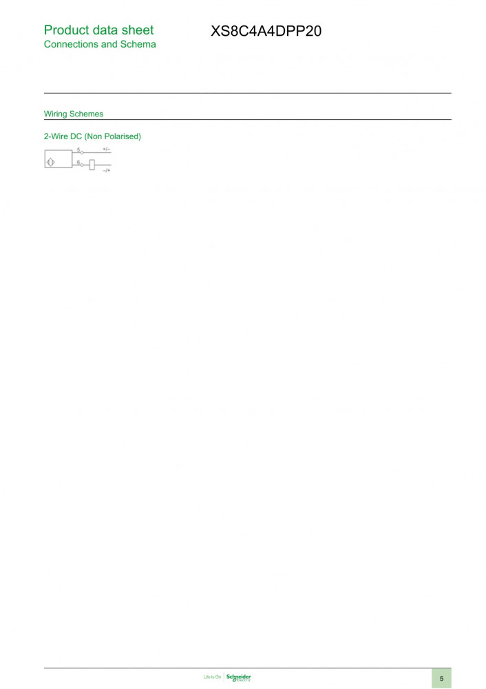 XS8C4A4DPP20 technical document page 5