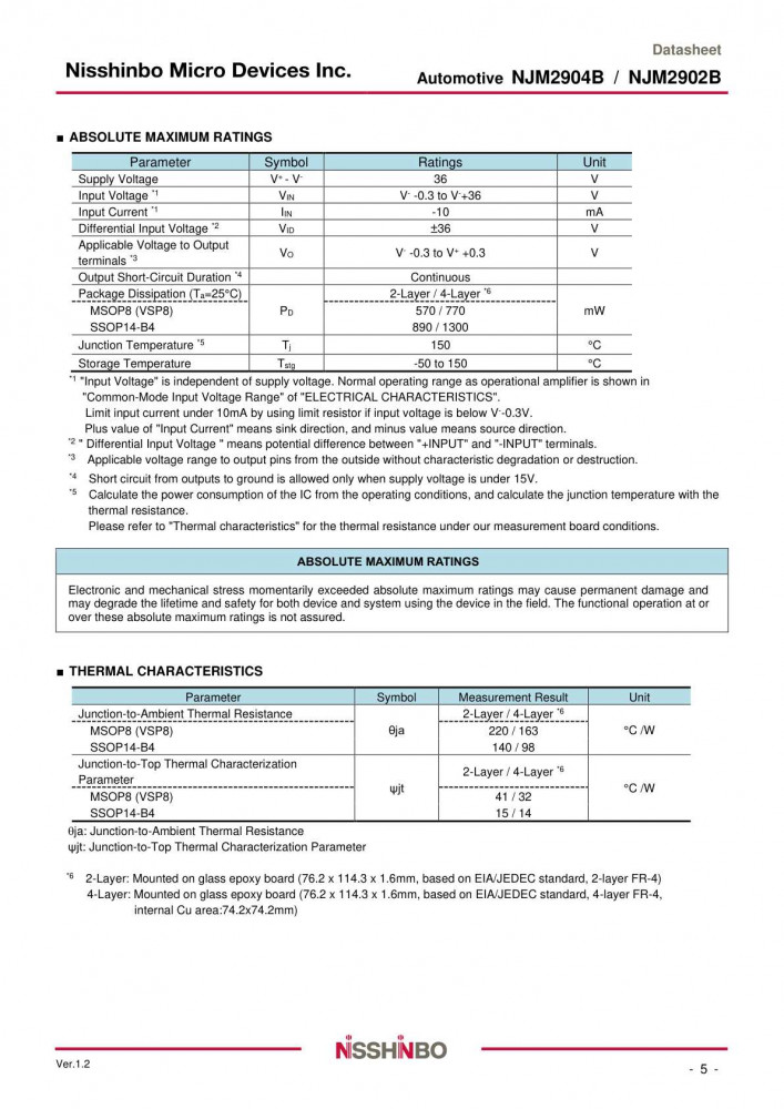 NJM2904B document page 5