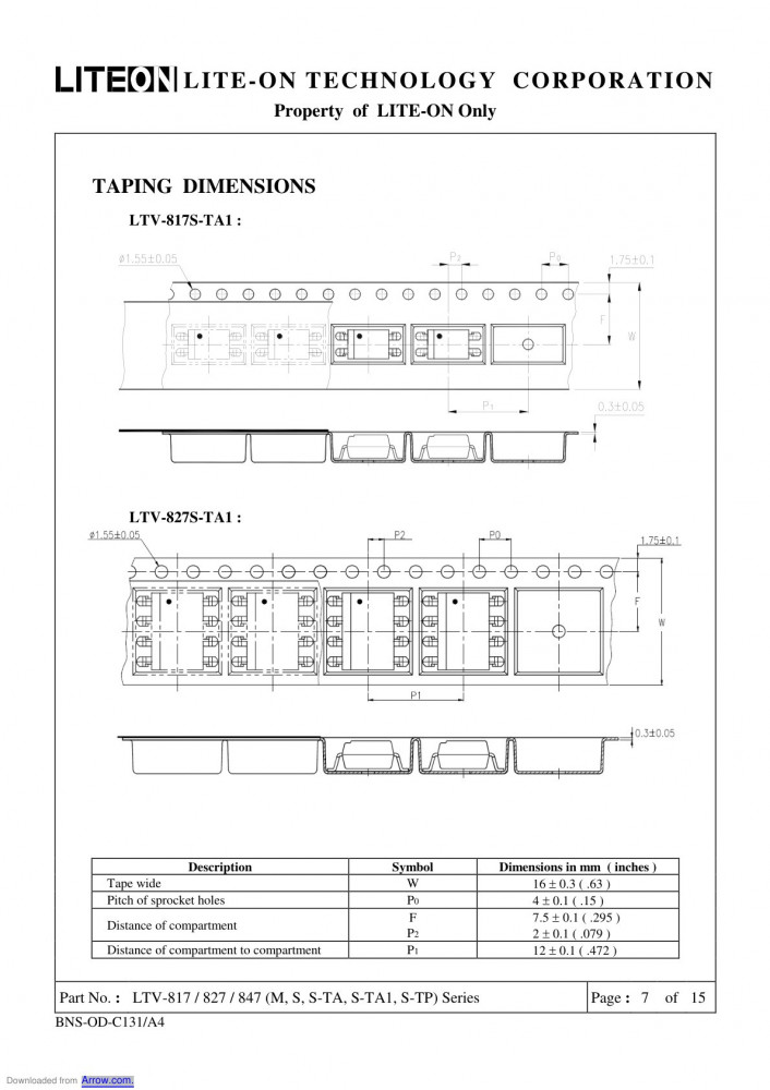 LTV-817 series datasheet page 8