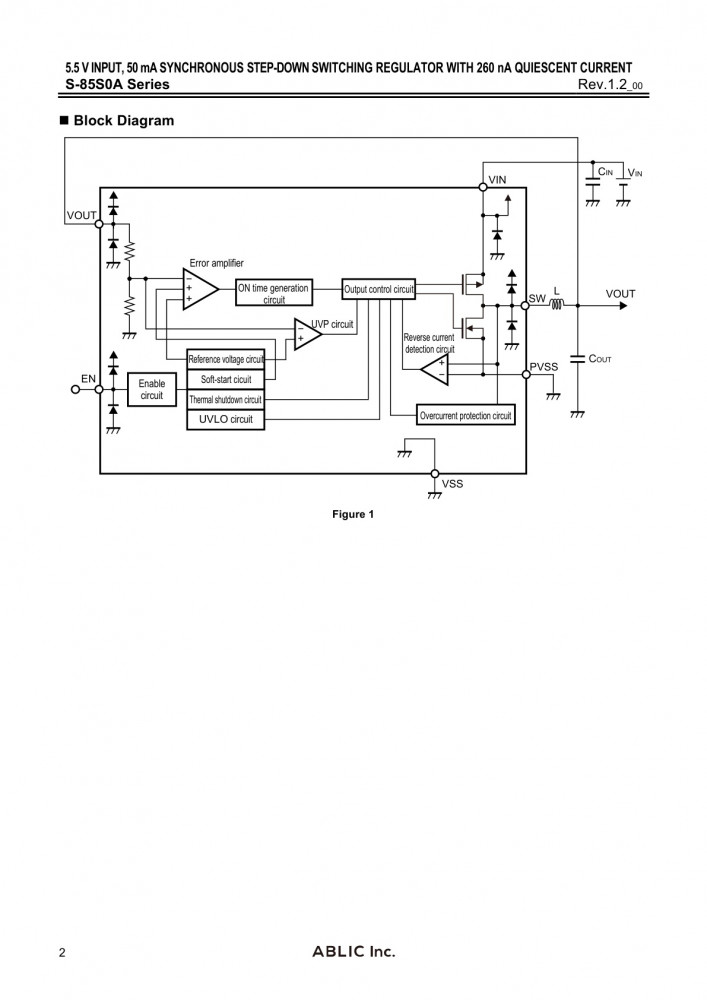 S-85S0A datasheet page 2