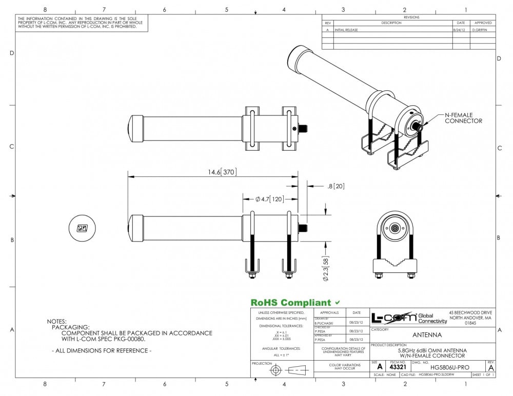 HG5806U-PRO technical document page