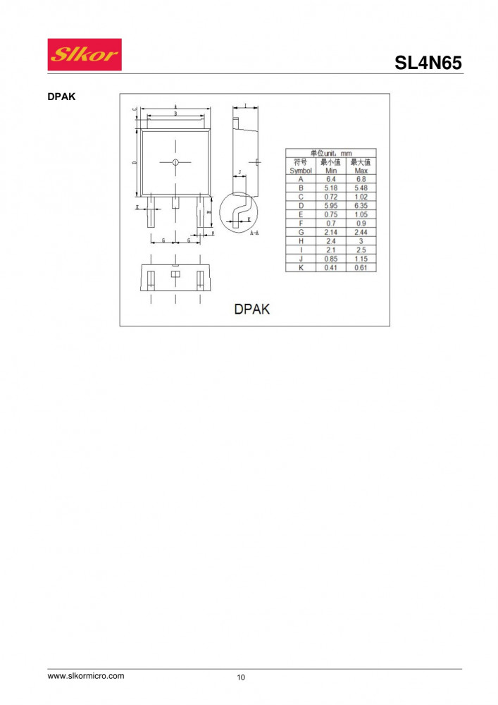 SL4N65F datasheet page 10