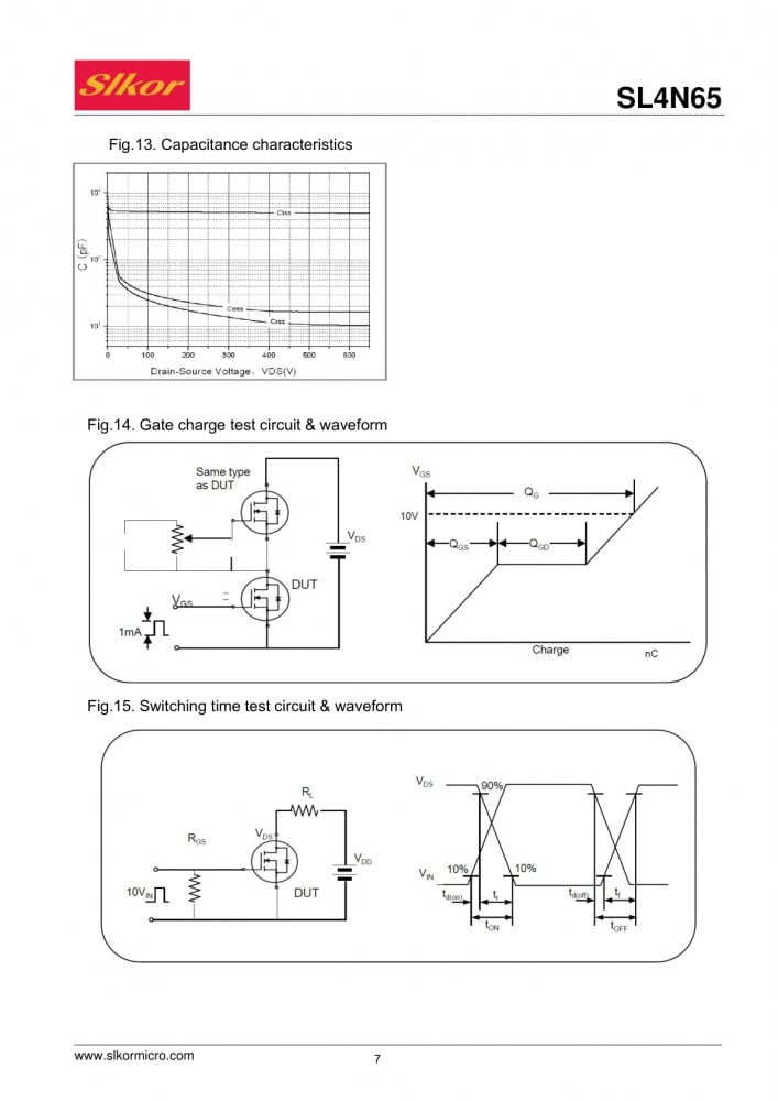 SL4N65F datasheet page 7