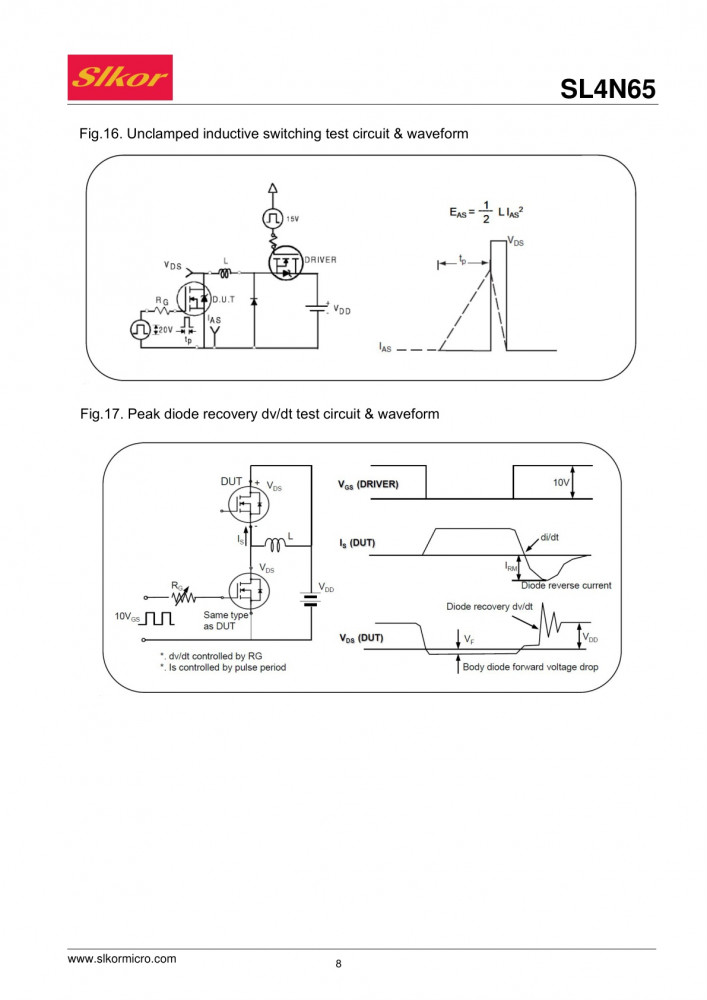 SL4N65F datasheet page 8