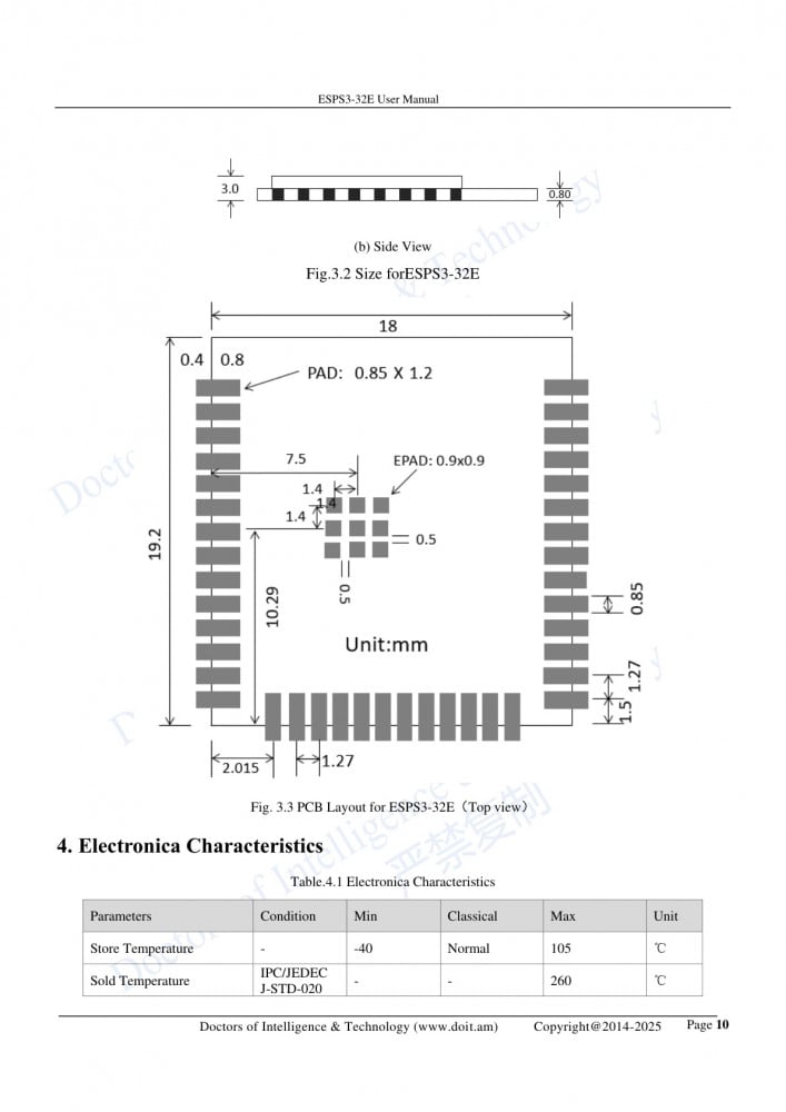 ESPS3-32E-N16R8 datasheet page 10