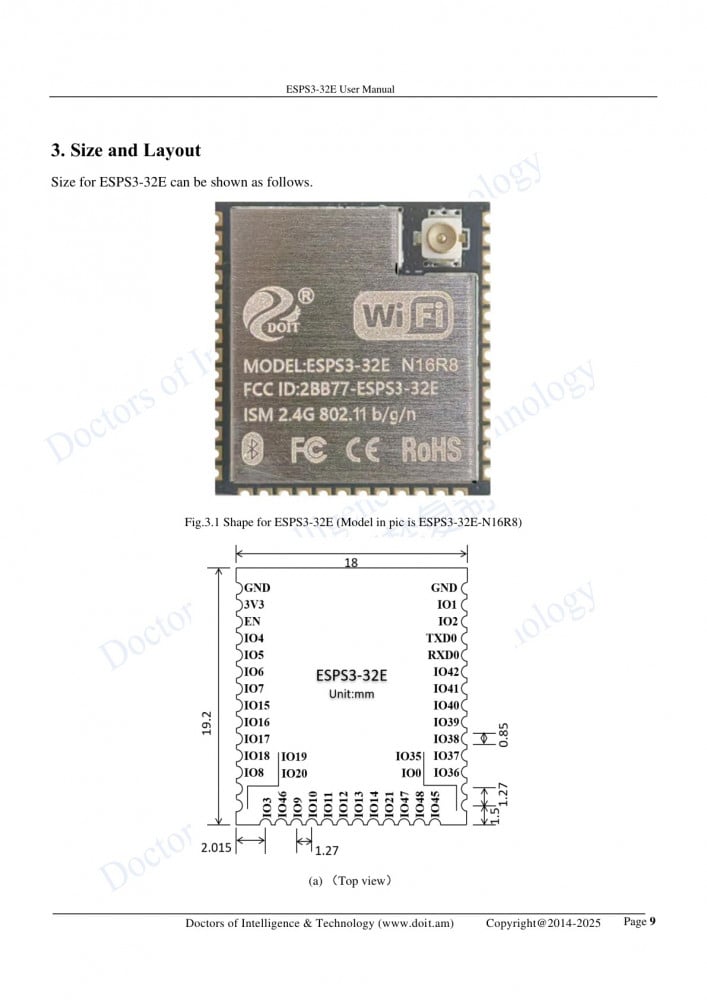 ESPS3-32E-N16R8 datasheet page 9