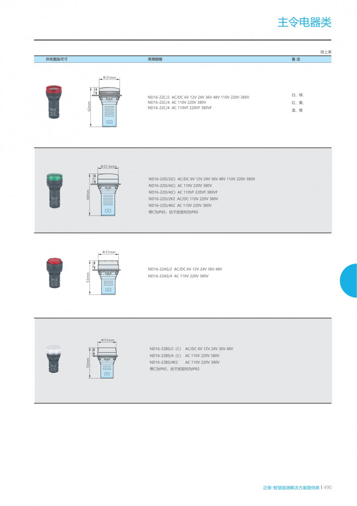 CHINT ND16 series datasheet page 3