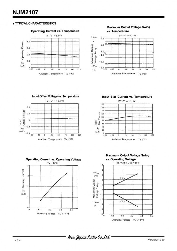 NJM2107 datasheet page 4