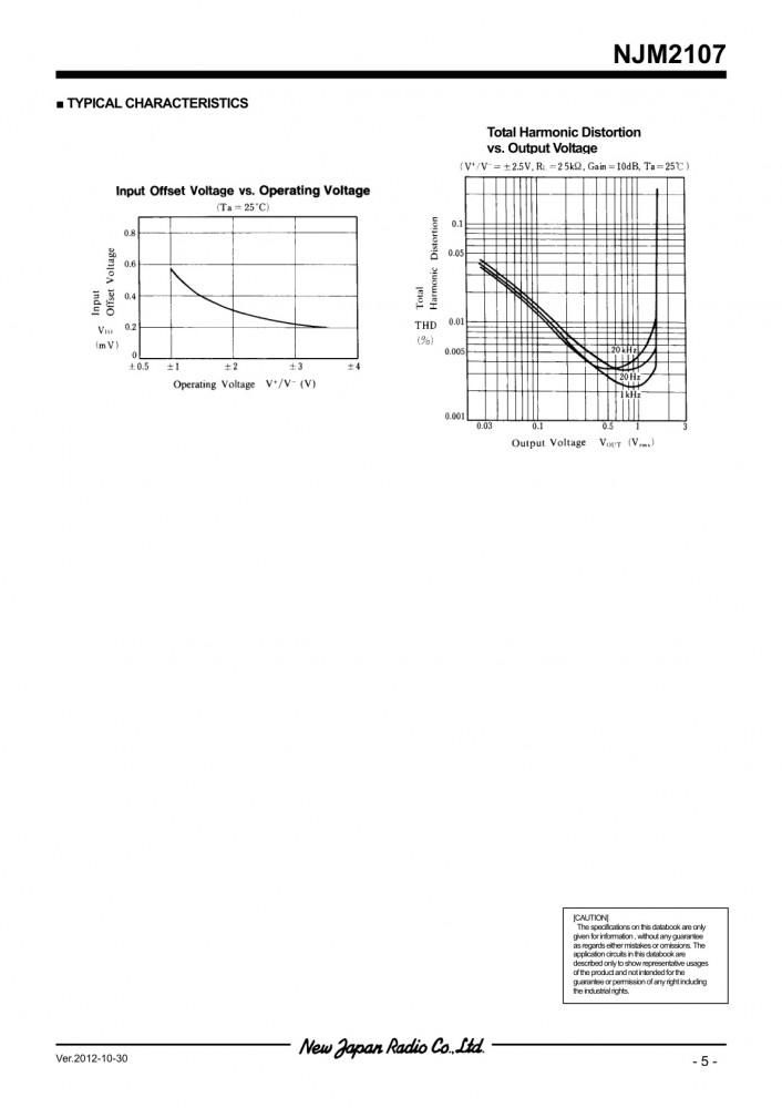NJM2107 datasheet page 5