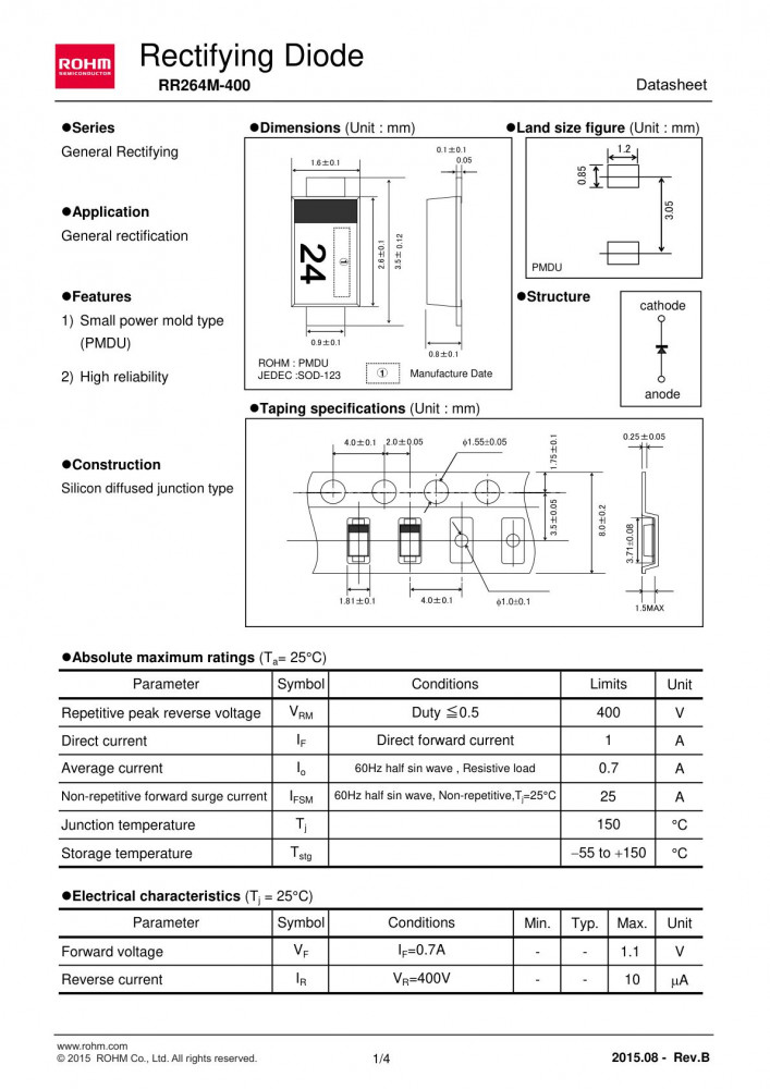 RR264M-400TR document page 1