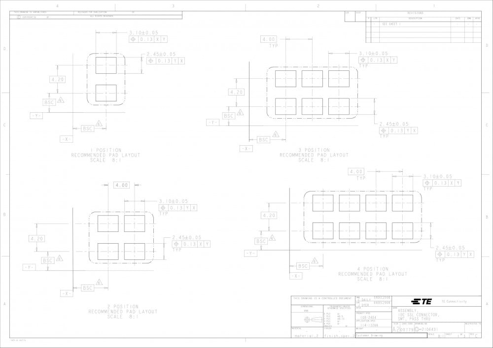 TE Connectivity 1-2106431-1 drawing page 2