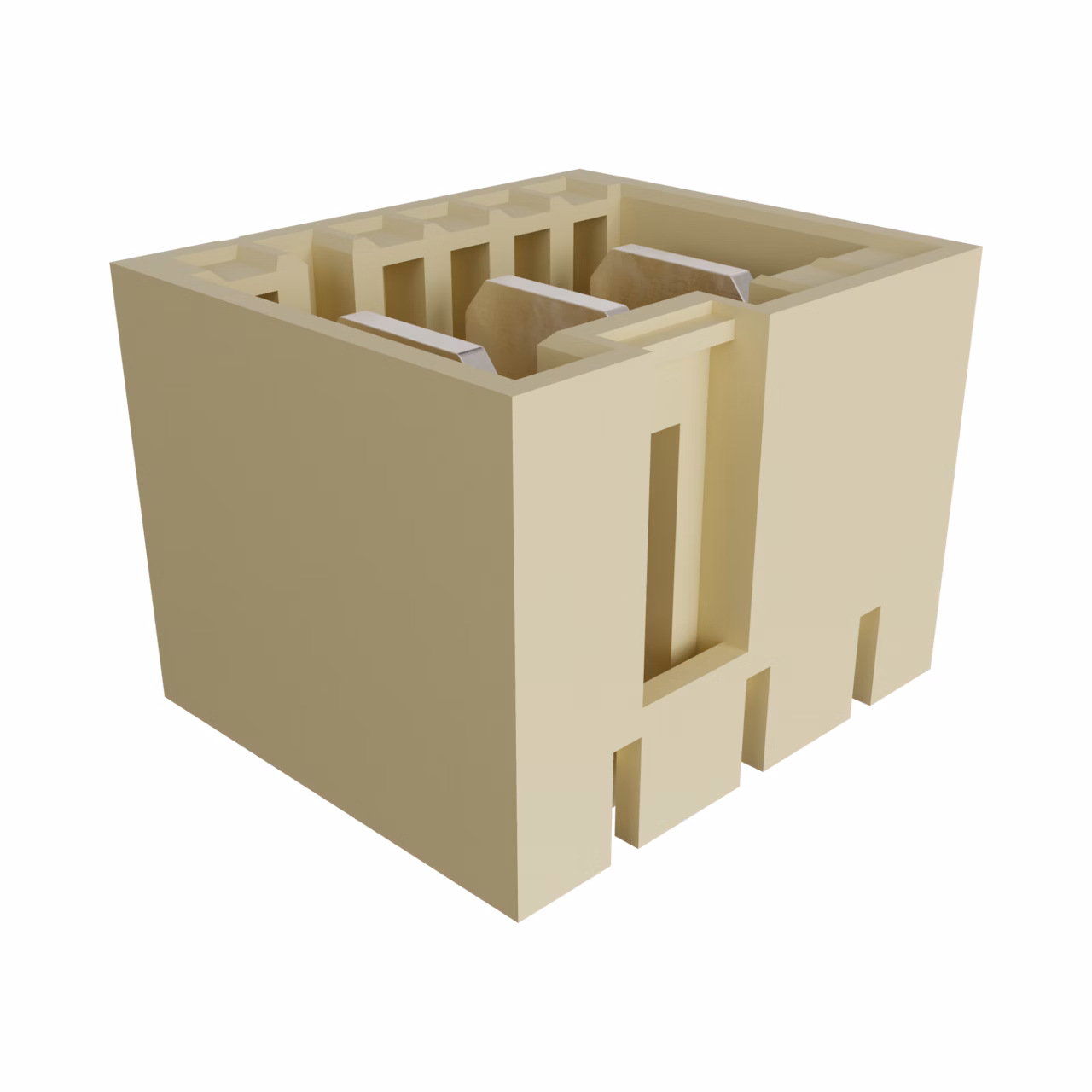 5.00mm Pitch Appli-Mate RAST 5 IDT Housing, Female, 4A, 2 Circuit, Natural, Position Keys 1b & 2a, All Code Keys, Latch Between Circuits 1 & 2