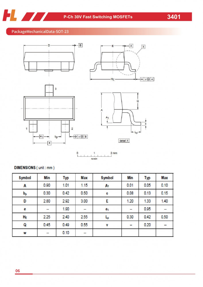 HL 3401 datasheet page 6