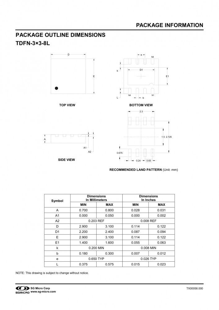 SGM8417A-1 technical document page 8