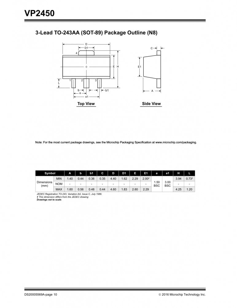 VP2450 datasheet page 10