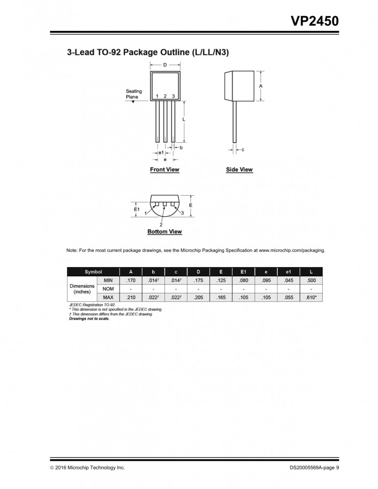 VP2450 datasheet page 9