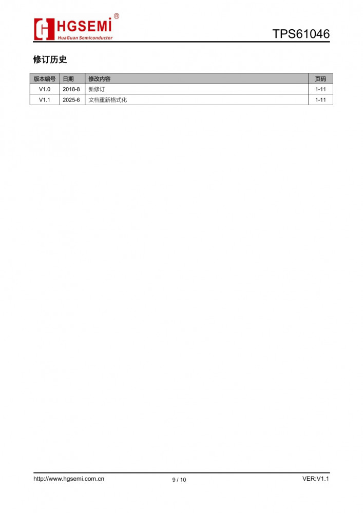 TPS61046M6/TR datasheet page 9
