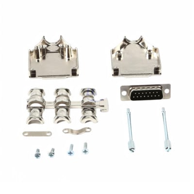 MH CONNECTORS MHED-MD15T-K D-Sub Backshell Hood