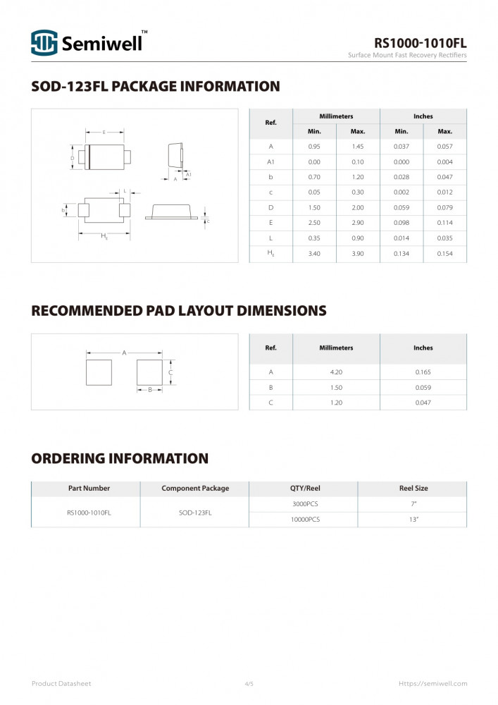 RS1008FL datasheet page 4