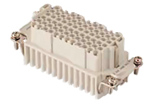 Heavy-Duty Crimp Contact Insert, Male, 10-Pole, 16A, for Crimp Contacts, Size 6B «44x27»