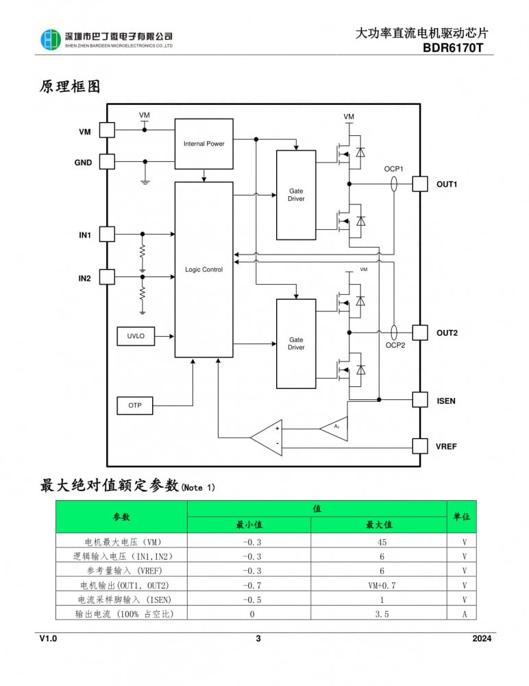 BDR6170T datasheet page 3