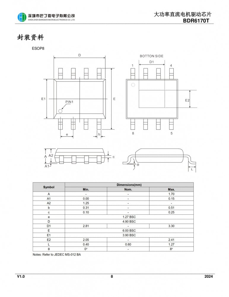 BDR6170T datasheet page 8