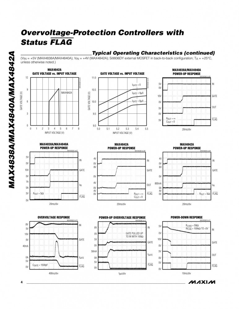 MAX4840A datasheet page 4