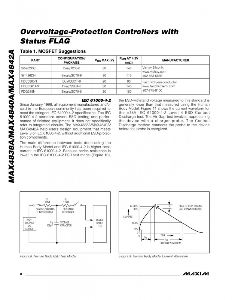 MAX4840A datasheet page 8