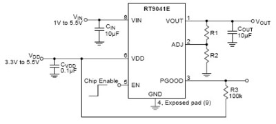 RT9001 - 600mA, Ultra-Fast Transient Response LDO Regulator