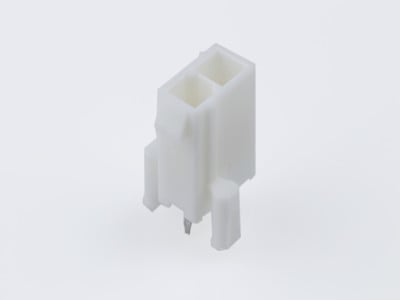 Mini-Fit Plus PCB Receptacle, 4.20mm Pitch, Dual Row, Vertical, Blind Mating, 18 Circuits, with Snap-in Plastic Peg PCB Lock, PA Polyamide Nylon 6/6, UL 94V-0, Select Gold (Au) Over Nickel (Ni) Plating