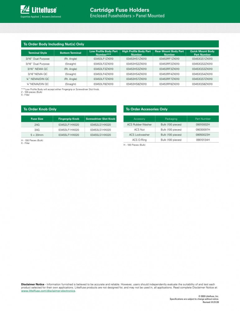 Littelfuse 345 Series technical document page 3