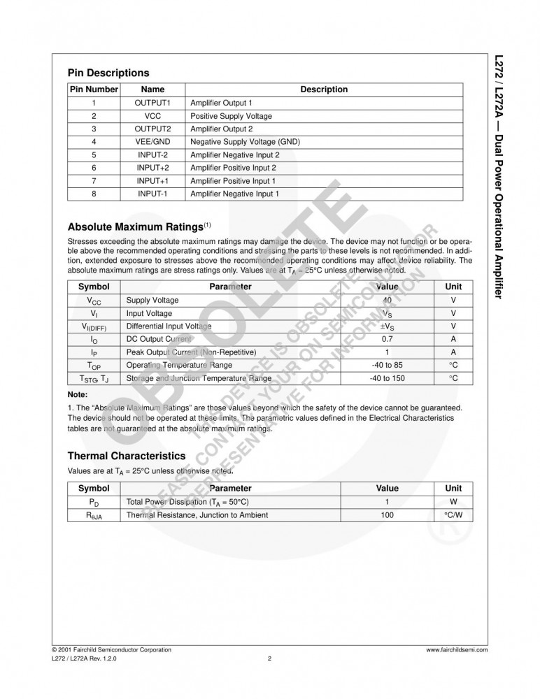 L272A technical document page 4