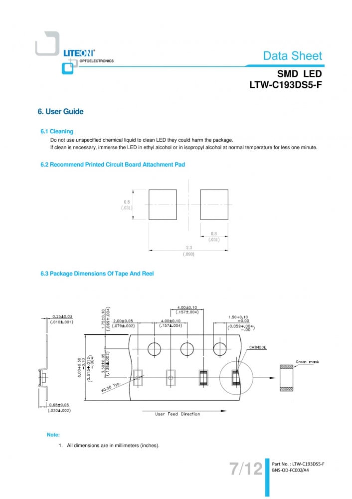 LTW-C193DS5-F datasheet page 8