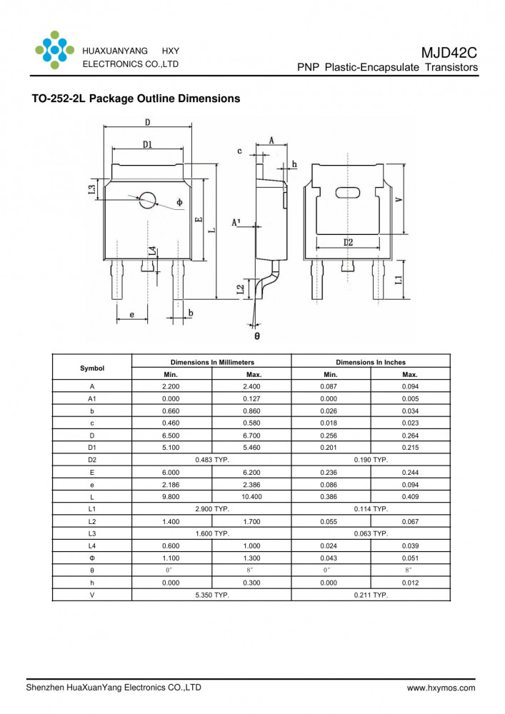 MJD42C datasheet page 2