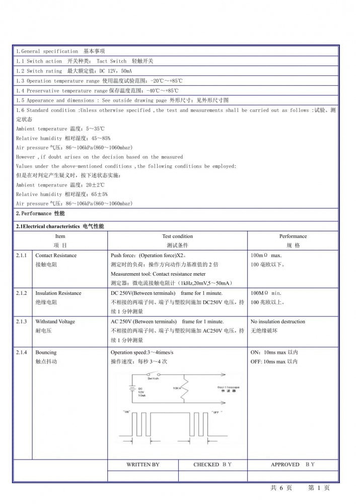 CAX TS1077-3x3x2.0-180 approval sheet page 3