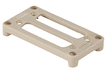 Heavy-Duty Metal Enlarging Adapter, Male M40 Thread-to-Female M50 Thread