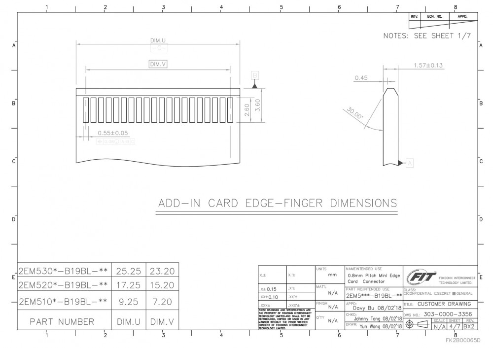 FOXCONN 2EM5A07-B19BL-5F drawing page 4