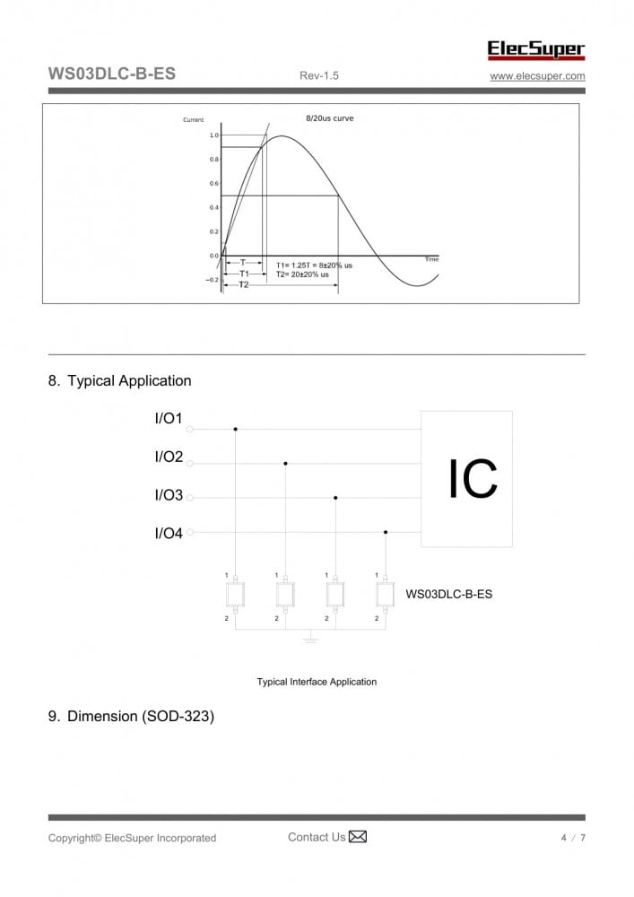WS03DLC-B-ES datasheet page 4