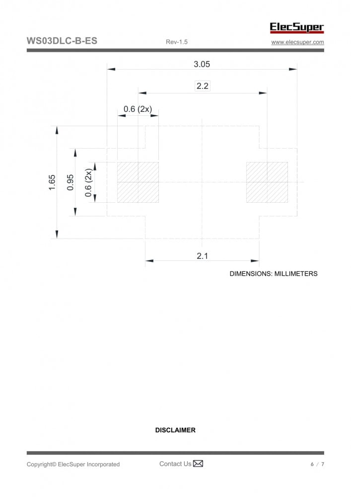 WS03DLC-B-ES datasheet page 6