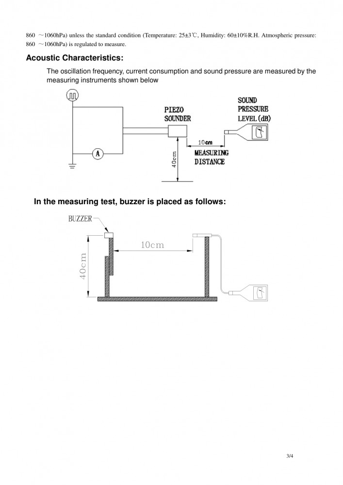 GPC13025L50-5V acoustic characteristics page 3