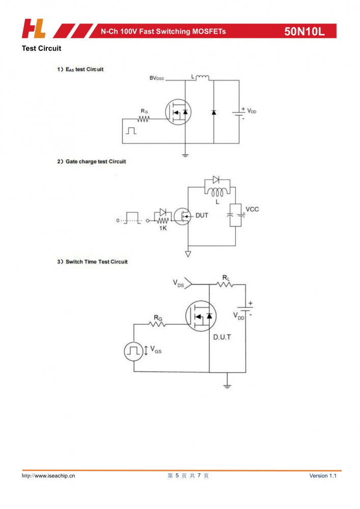 HL 50N10L datasheet page 5